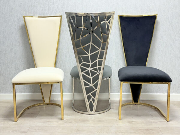 Luxury Dining Chairs – Velvet & PU Leather Collection | Solid Wall ...