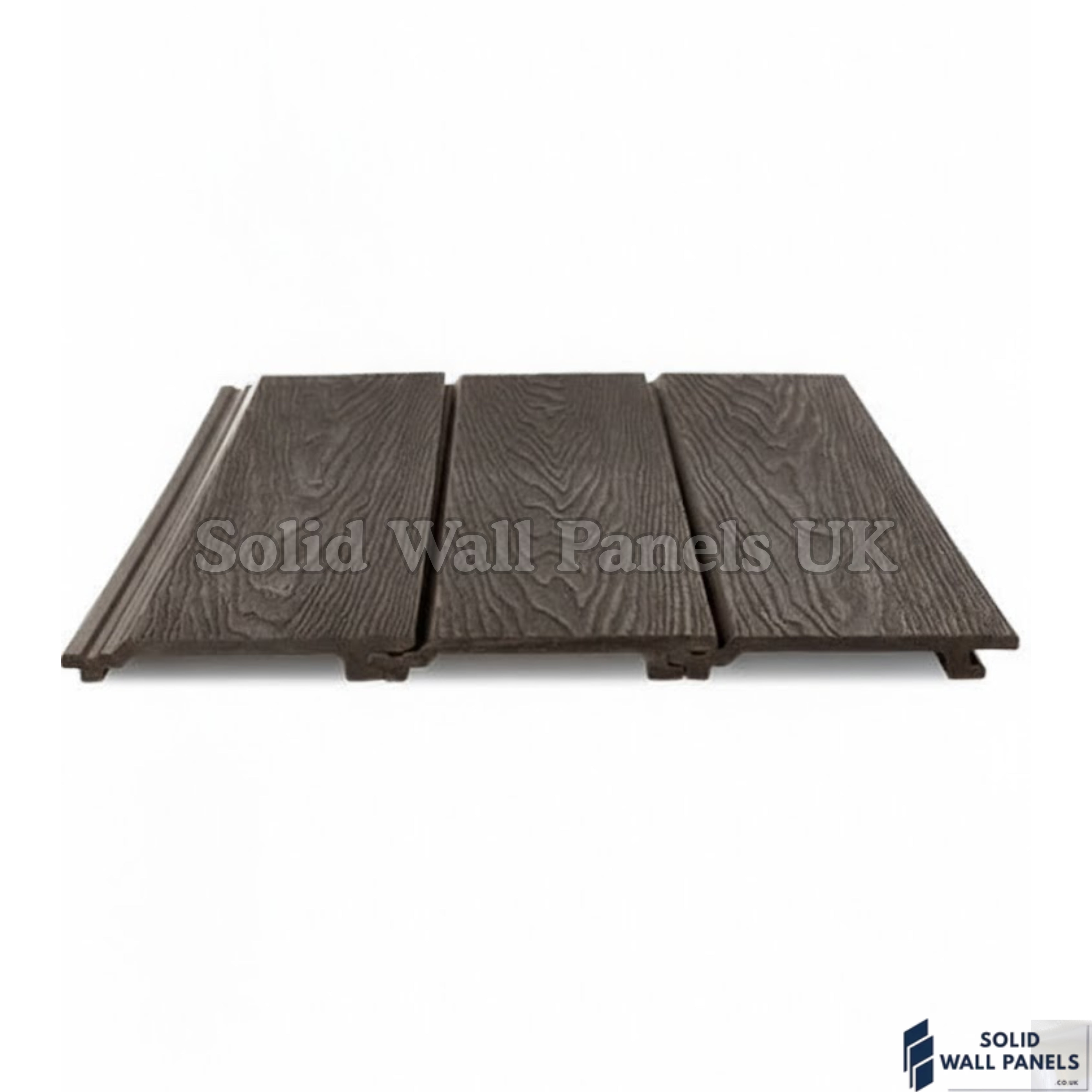 Dark Brown PVC Exterior Wall Panels 290cm – Outdoor Cladding – Solid ...
