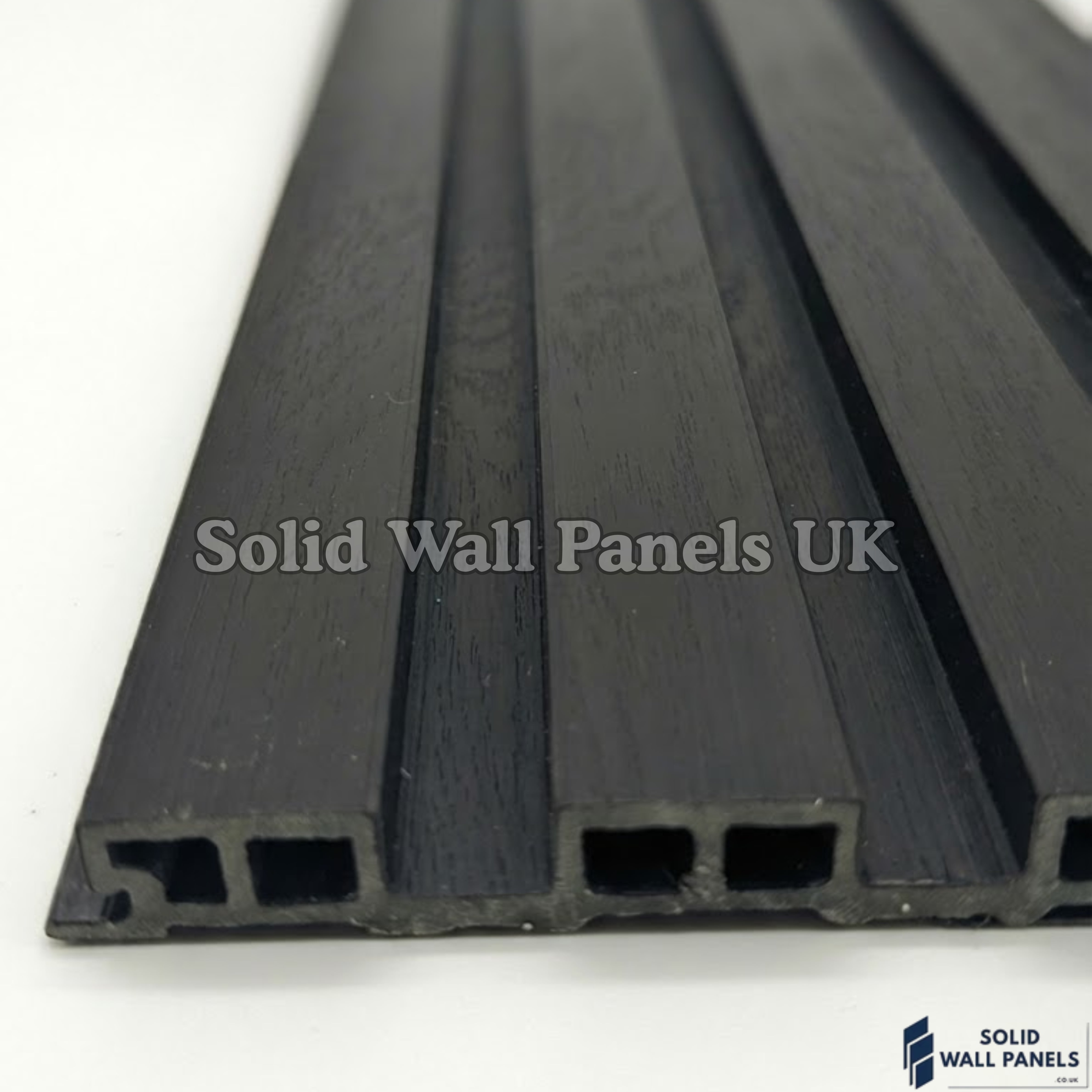 Black Exterior Composite Wall Panels — Weatherproof Outdoor Cladding ...